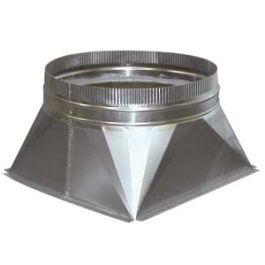 SQUARE TO ROUND CONVERTER Ø 200