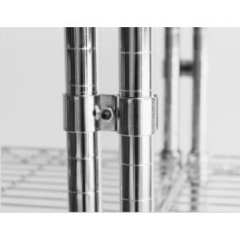 SET OF 2 POLE CLAMPS CHROME FOR 7530.0005-0010-0015-0020